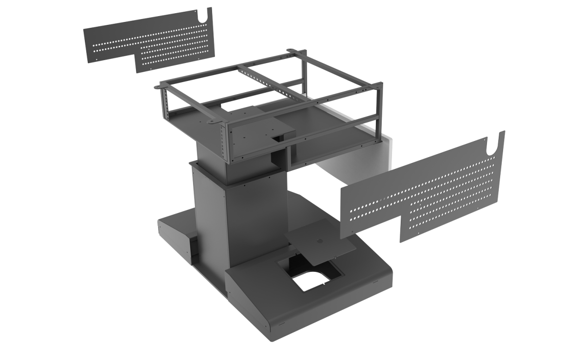 Multimedia Lectern | Height-Adjustable | Custom | MML-1