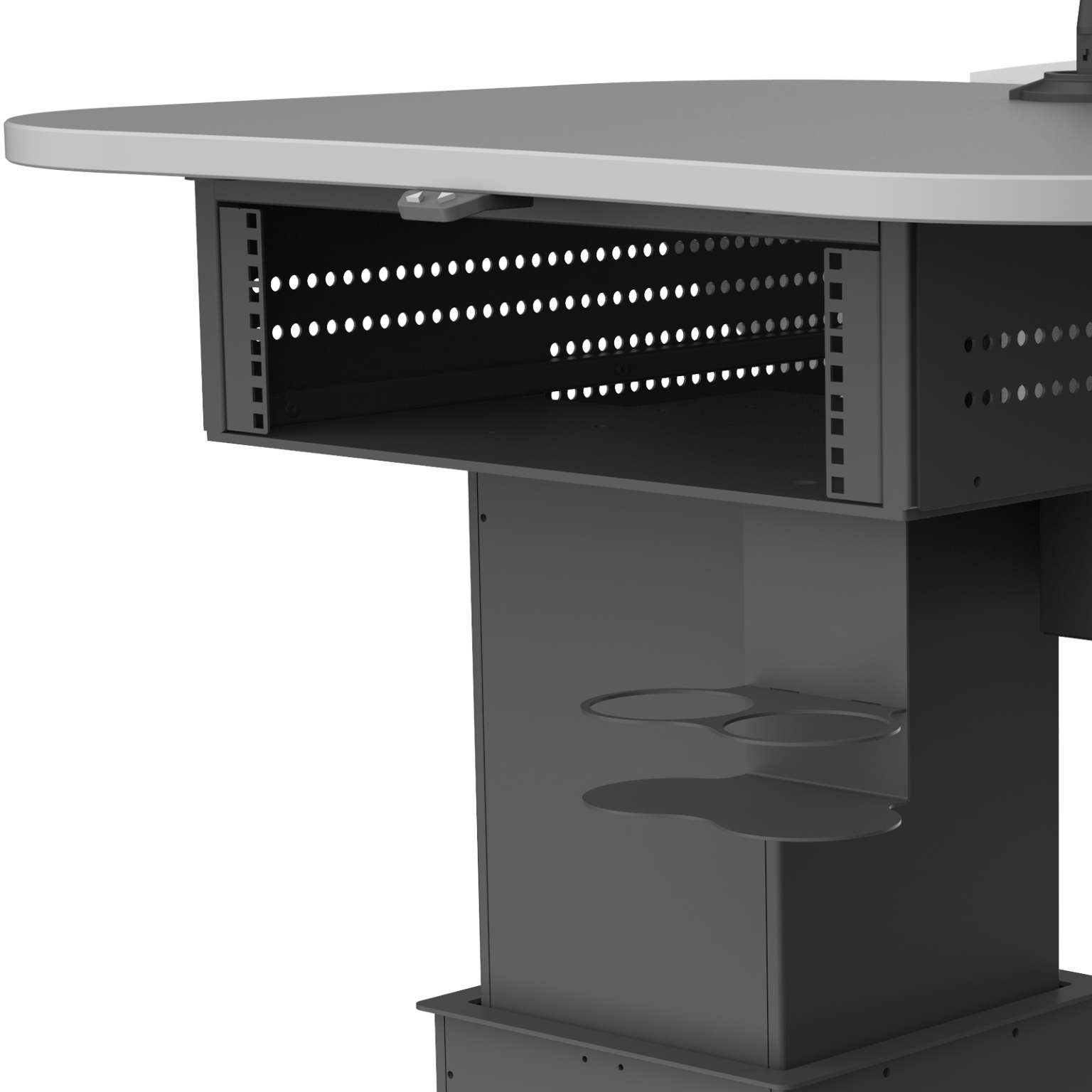 Multimedia Lectern | Height-Adjustable | Custom | MML-1