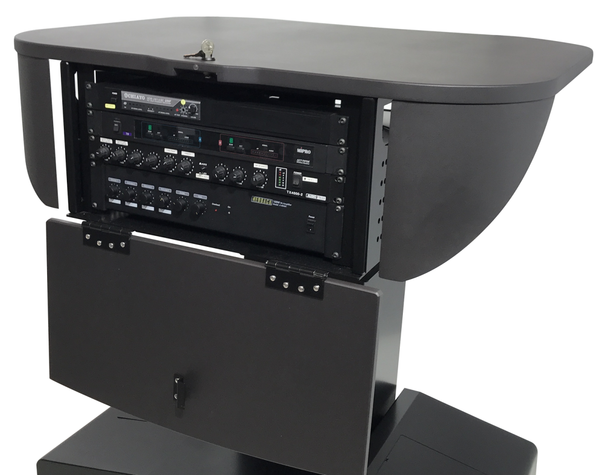 Multimedia Lectern | Height-Adjustable | Custom | MML-1