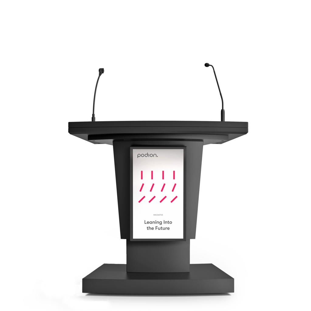 POD-4-DS | Height-Adjustable AV Podium Lectern - Ready to Ship