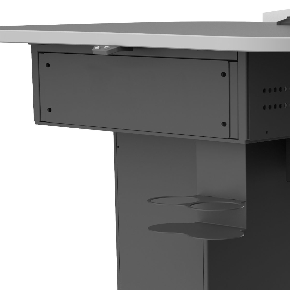 3RU Security Plate for Lectern equipment | Podion Global