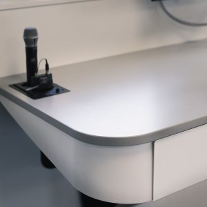 Teachers Wall AV& IT Desk | Touchdown Point | Height adjustable