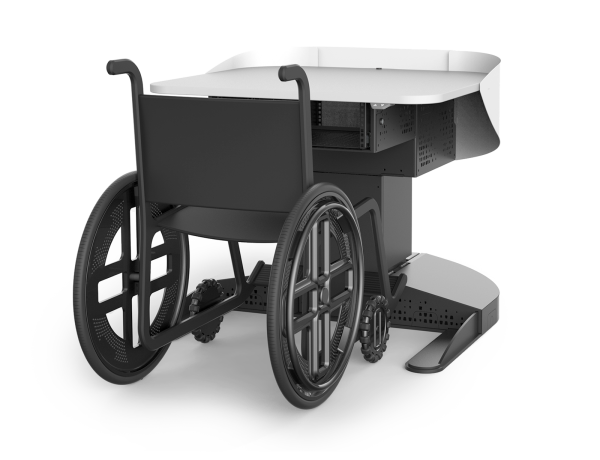 ORION-1 | 8RU Height-Adjustable Multimedia Lectern - Quick Ship