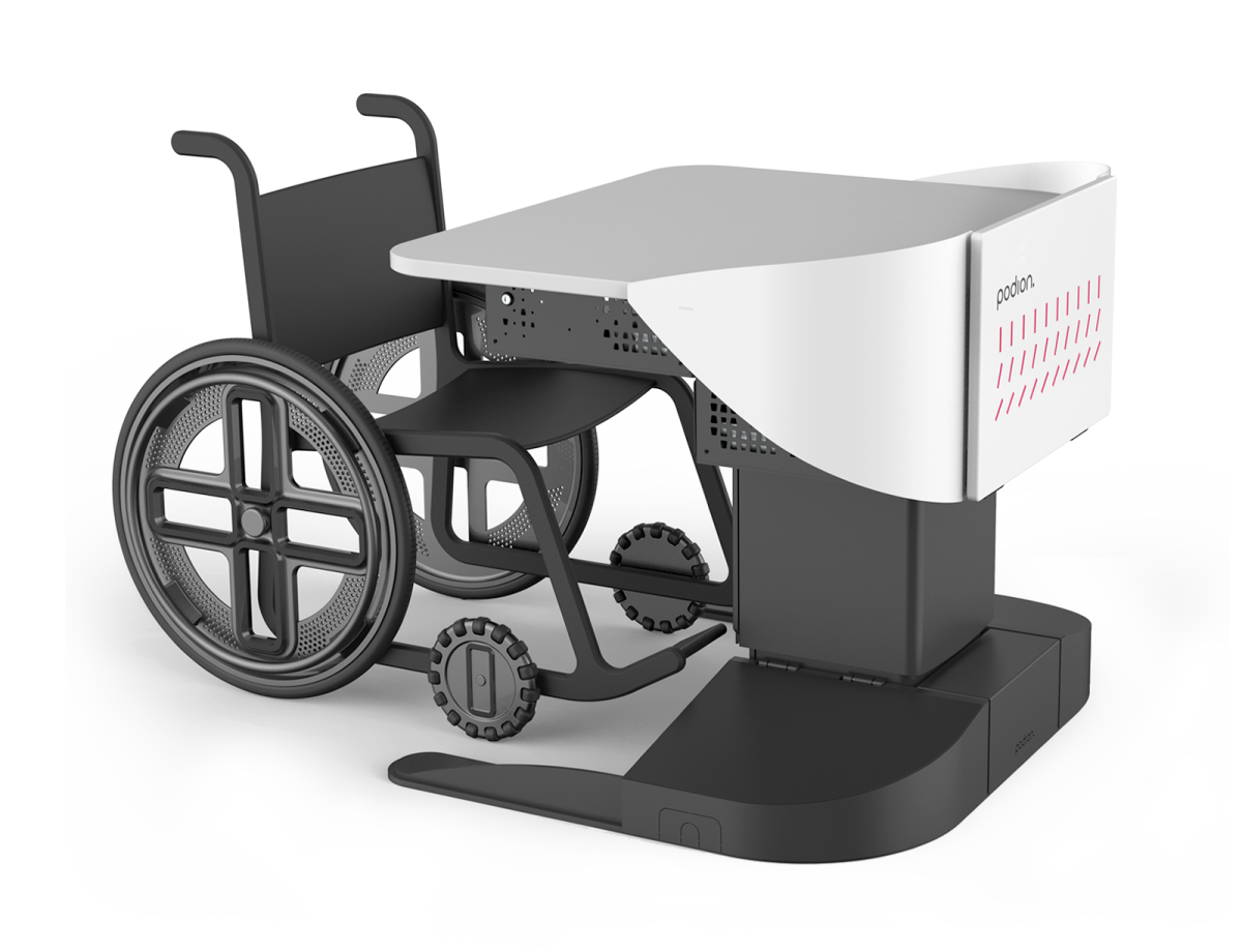 Height-Adjustable Multimedia Lectern | Wheelchair, 8RU, Custom