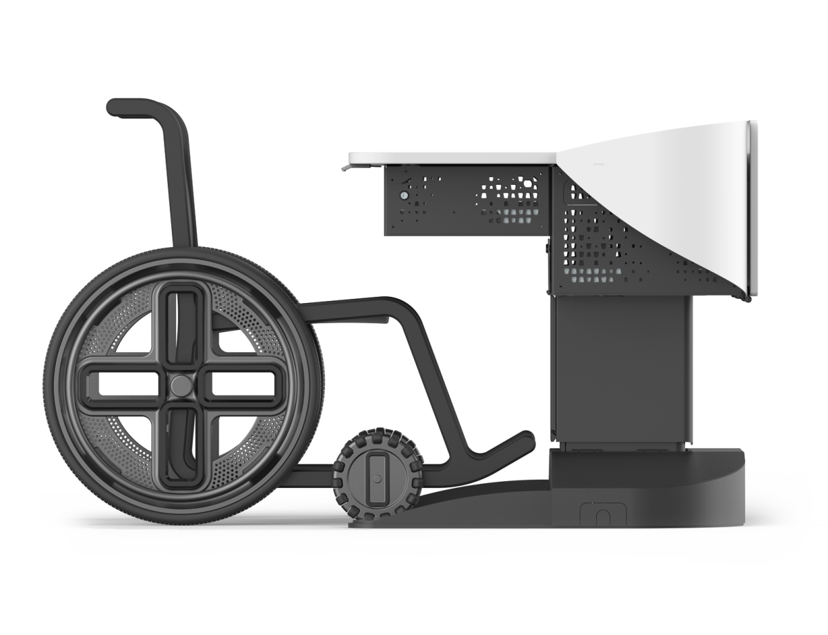 Height-Adjustable Multimedia Lectern | Wheelchair, 8RU, Custom
