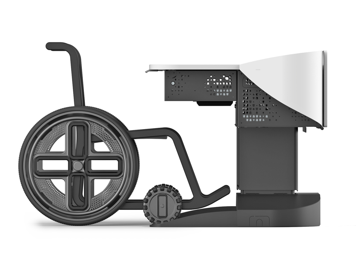 Height-Adjustable Multimedia Lectern | Wheelchair, 16RU, Custom