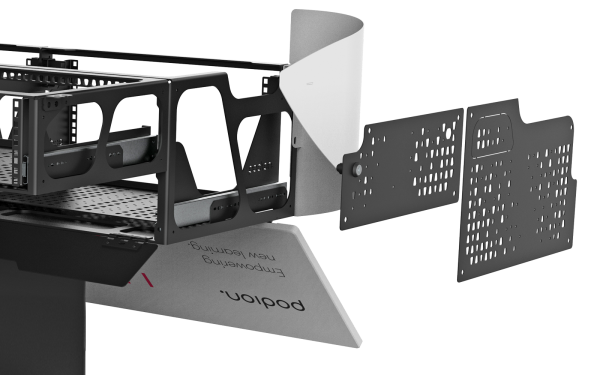 ORION-2 | Height-Adjustable 16RU Multimedia Wheelchair Lectern