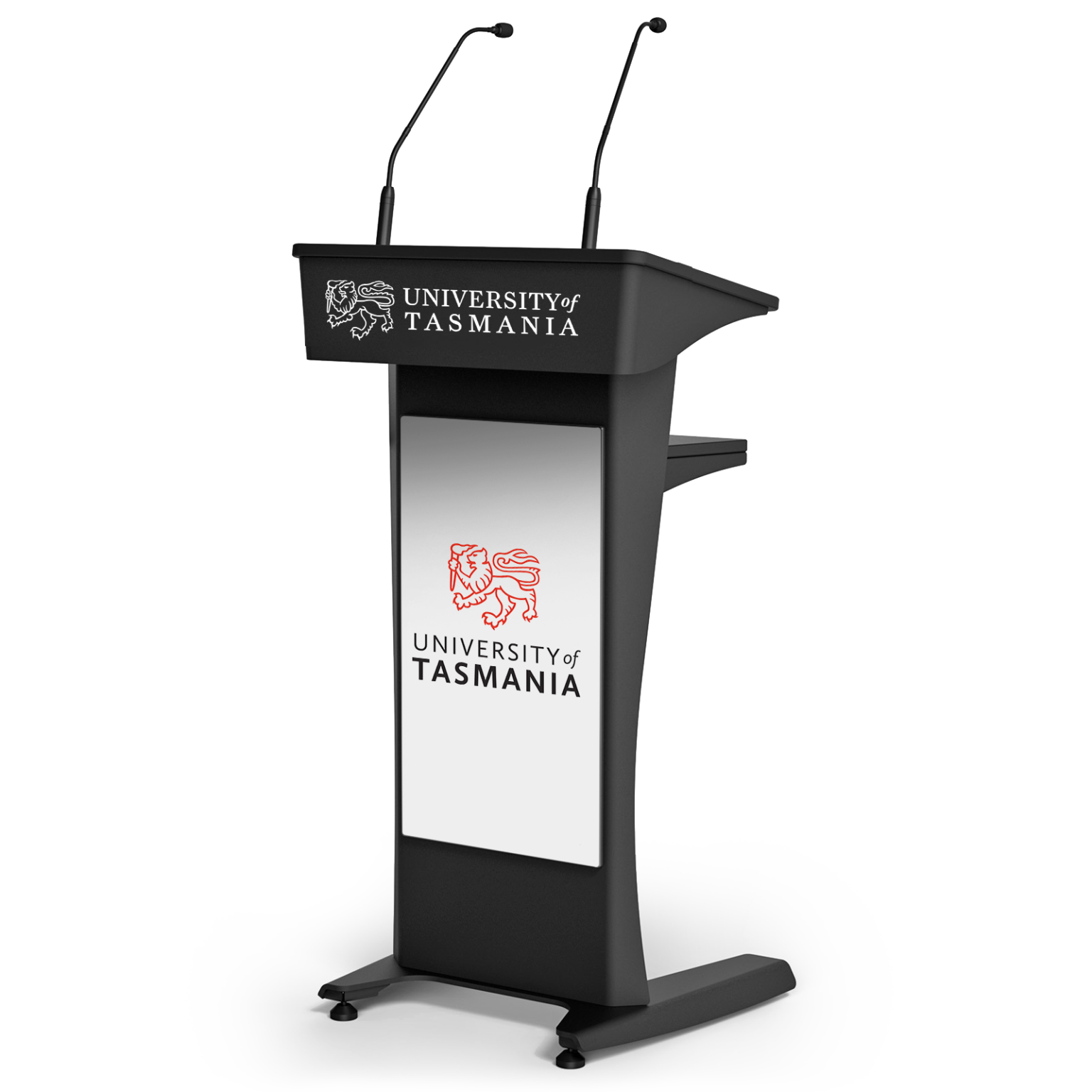 Portable Podium Lectern | Digital Signage & Logo Panel | MIMI-FS